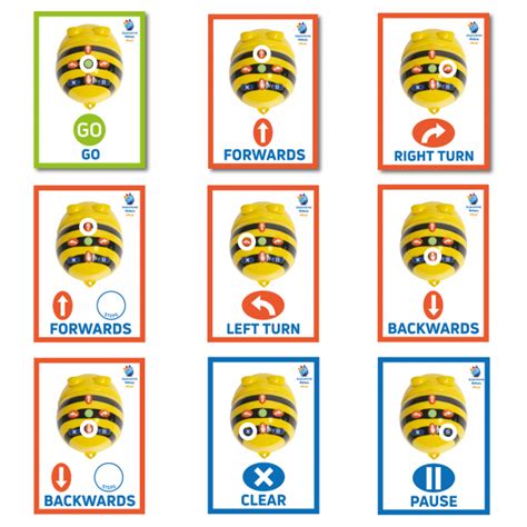 bee bot command cards printable atelier yuwa ciao jp