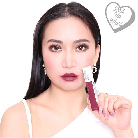 Maybelline Superstay Matte Ink Liquid Lipstick Review Philippines