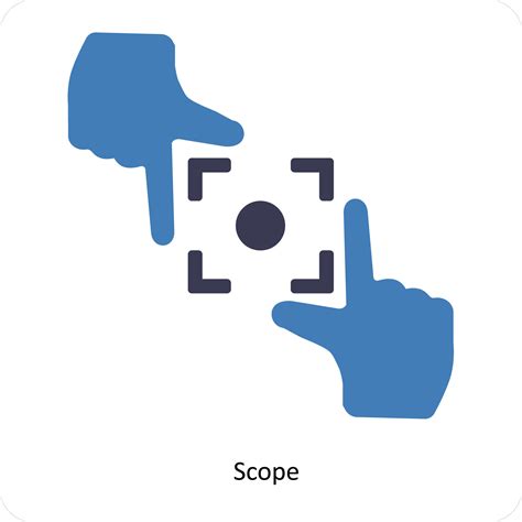 Scope And Objective Icon Concept 25903968 Vector Art At Vecteezy
