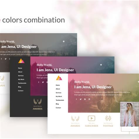 Portolux React Vue Html And Figma Portfolio Online Cv Template