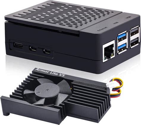 GeeekPi Metallgehäuse mit Official Raspberry Pi 5 Active Cooler