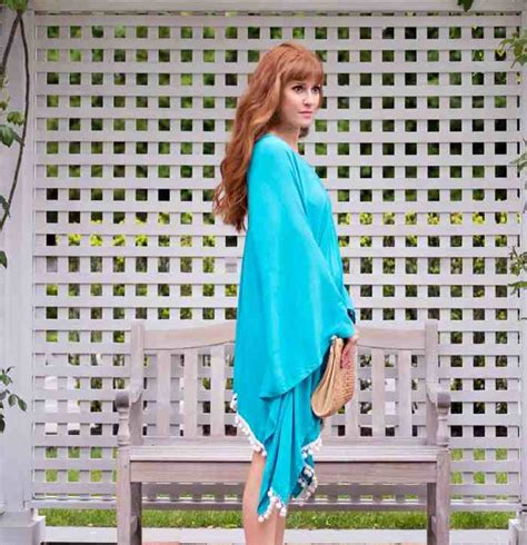 How To Sew An Easy Caftan Dress No Pattern Needed Gina Michele