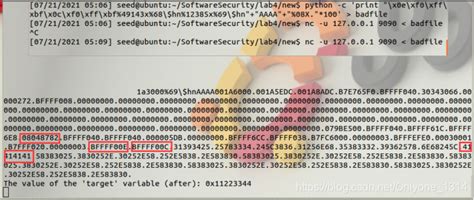 软件安全实验——lab4 format string vulnerability lab（格式化字符串漏洞实验最新版——2020年1月12日