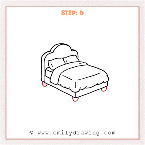 How To Draw A Cartoon Bed Emily Drawing