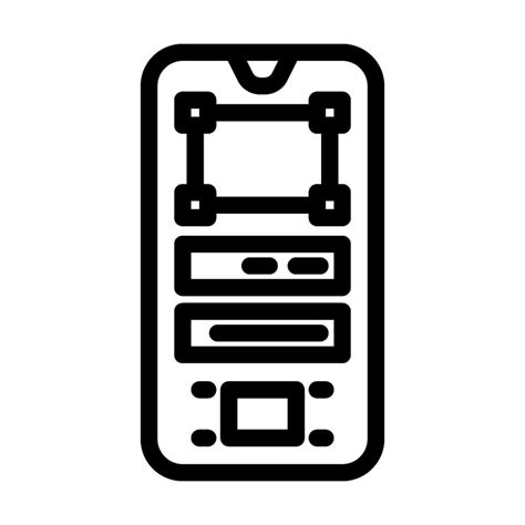 Prototype Ux Ui Design Line Icon Vector Illustration 41500578 Vector