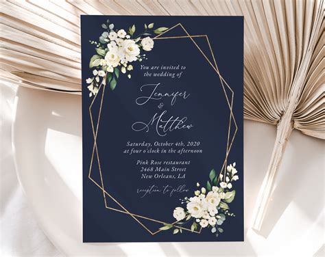 Navy Blue Invitation Background At Mary Bilbo Blog