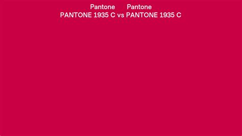 Pantone 1935 C Vs Pantone 1935 C Side By Side Comparison