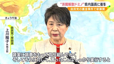 「自主解散しなければいけない」「会長の判断を尊重」岸田派、二階派“派閥解散ドミノ”で県内選出自民議員にも衝撃 裏金事件で新展開｜静岡新聞アットエス