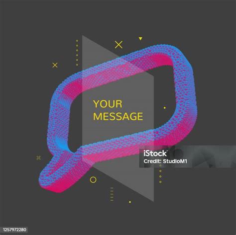 음성 아이콘입니다 디자인 요소입니다 3d 벡터 그림입니다 3차원 형태에 대한 스톡 벡터 아트 및 기타 이미지 3차원 형태