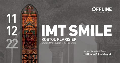 IMT Smile In The Klarisky Concert Hall Events Visit Bratislava
