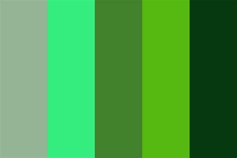 Green Pbi Color Palette