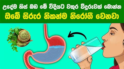 උදේම ඇහැරුණ ගමන් හිස් බඩ මේ විදියට වතුර වීදුරුවක් බොන්න ඔබේ සිරුර