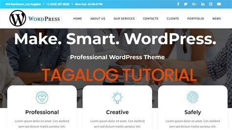 Touch Up Our Wordpress Theme Tagalog Tutorial Beautiful Theme Tagalog