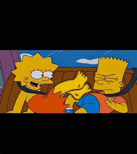 Lisa Kicks Bart Barefoot Simpsons Edit Bartsimpson Lisasimpson