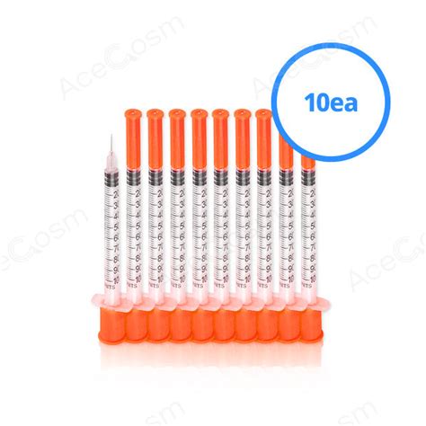 Set Insulin Syringes 1ml 10ea Acecosm