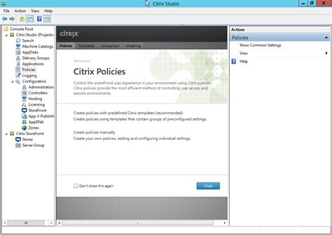 citrix xendesktop 7 17 part 2 configuring storefront for the html5