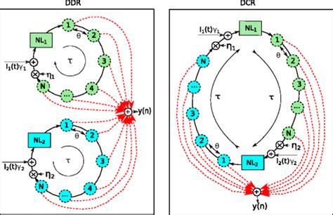 A Schematic Plot Of Ddr Left And Dcr Right Schemes Implemented With Download Scientific