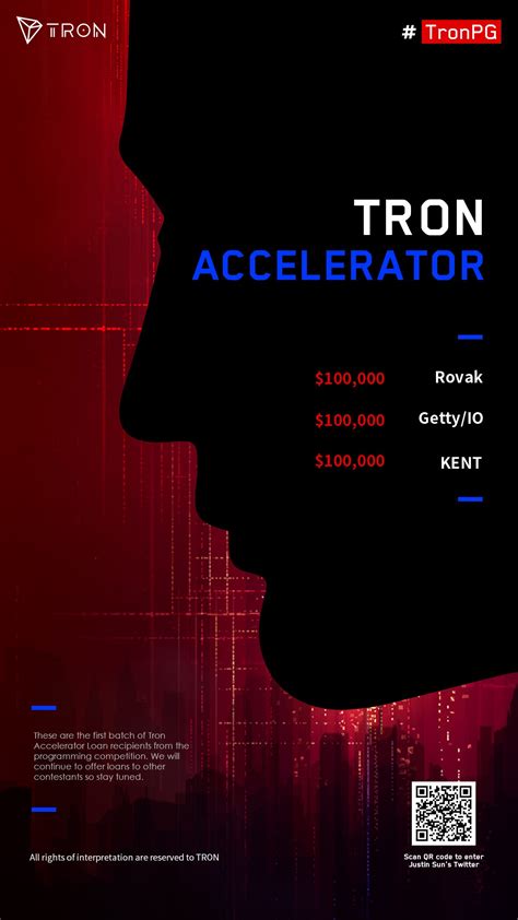 The First Batch Of Tron Accelerator Loan Recipients By Tron Dao Tron Medium