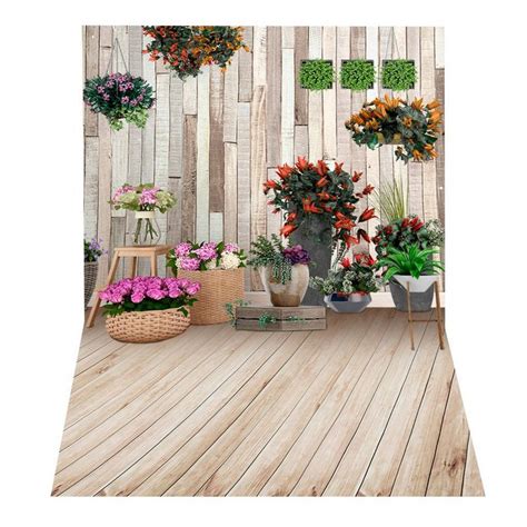 Fundo Fotográfico em Tecido Sublimado Cenário Flores Shopee Brasil