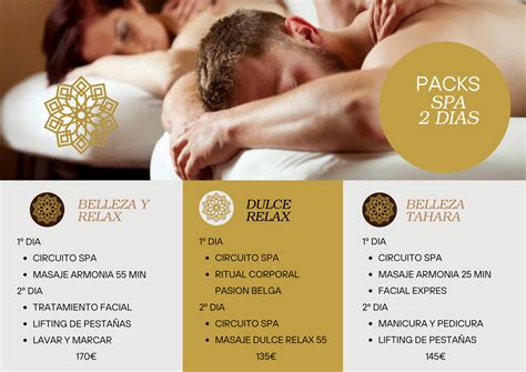 Reserva Online Dulce Relax 2 Dias En Tahara Spa Y Al Mejor Precio En