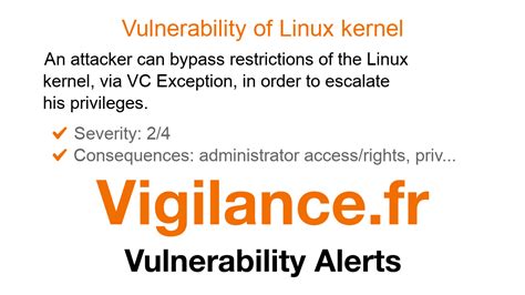 Vulnerability Linux Kernel Via Vc Exception Vigilancefr