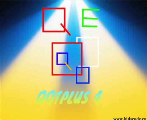 Scratch图形化编程作品：qqe ® Qqt Plus 4 少儿编程网 致力于为中小学儿童提供全面专业系统的免费少儿编程图文教程、视频教程