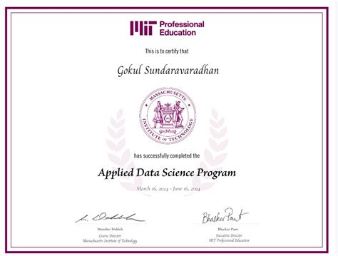 Gokul Sundaravaradhan On Linkedin Mit Datascience Machinelearning Artifiicalintelligence