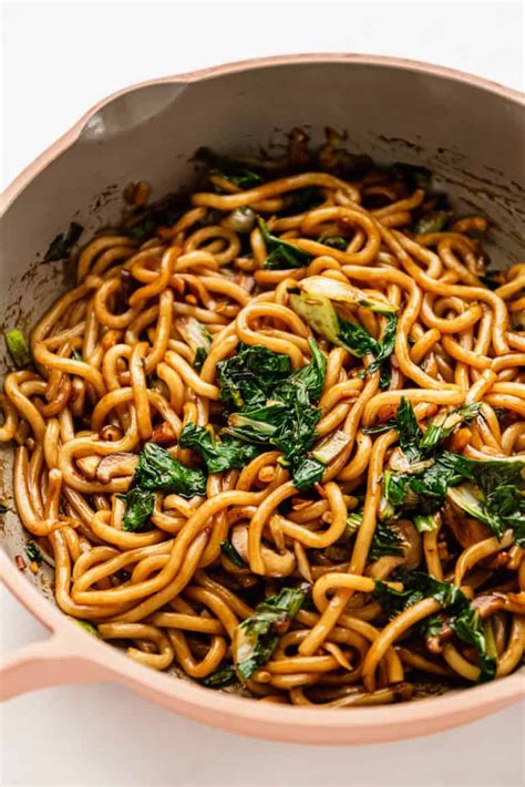 Quick And Easy Yaki Udon 15 Minute Stir Fried Recipe Choosing Chia