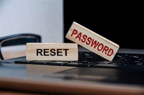 Premium Photo Rest Password Text On Wooden Blocks On Top Of A Laptop Online Security And