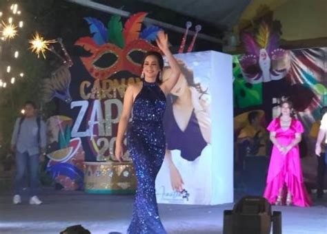 Un éxito la presentación de la embajadora en Emiliano Zapata