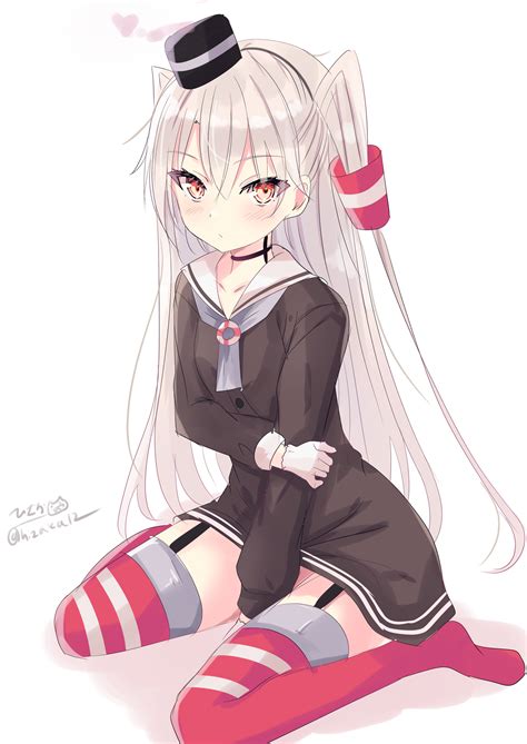 Safebooru 1girl Absurdres Amatsukaze Kancolle Black Dress Brown