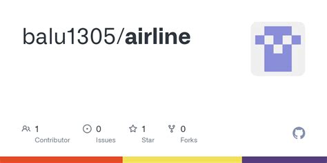 Github Balu Airline