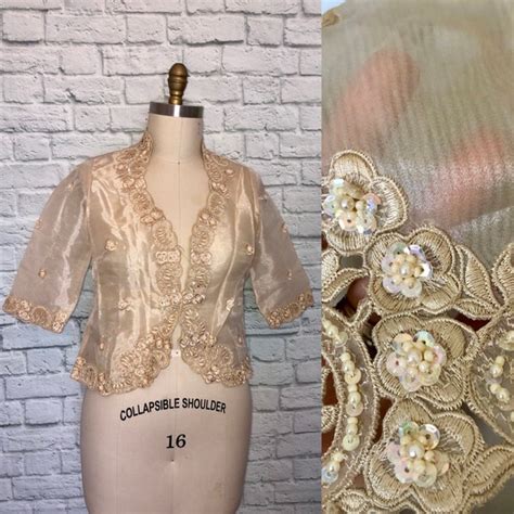 Organza Jacket Etsy