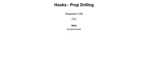 Hooks Prop Drilling Codesandbox