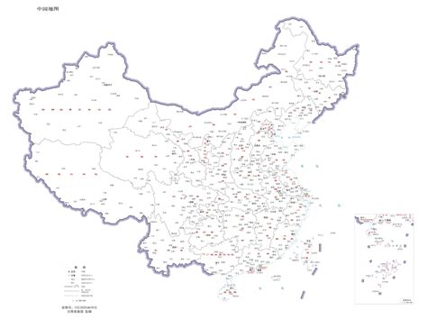 中国地图高清版大图 最新34个省份全图可放大
