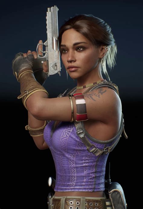 Sheva Alomar In Unreal Engine 5 Re5 Fan Art By Professional Character
