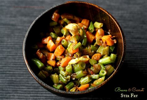 Beans And Carrot Stir Fry Ruchik Randhap
