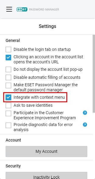 Kb8432 Enable Autofill In Eset Password Manager