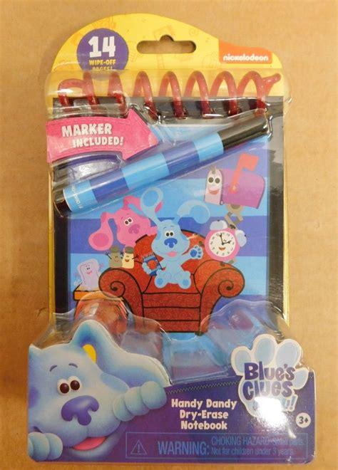 Blues Clues Handy Dandy Dry Erase Notebook 4682223566