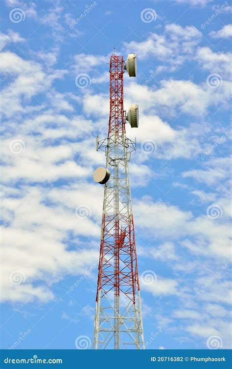 Mobile Base Station Stock Image 43530043