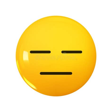 Expressionless Face Emoji Without Expression Not Expressive Emotion