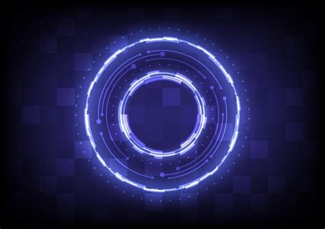 Hologramme Abstrait Arrière Plan Hitech Innovation Technologique De