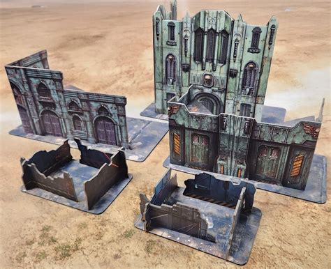 Battle Ready Terrain Set Imperial Fortress 40k 10th Edition Gw