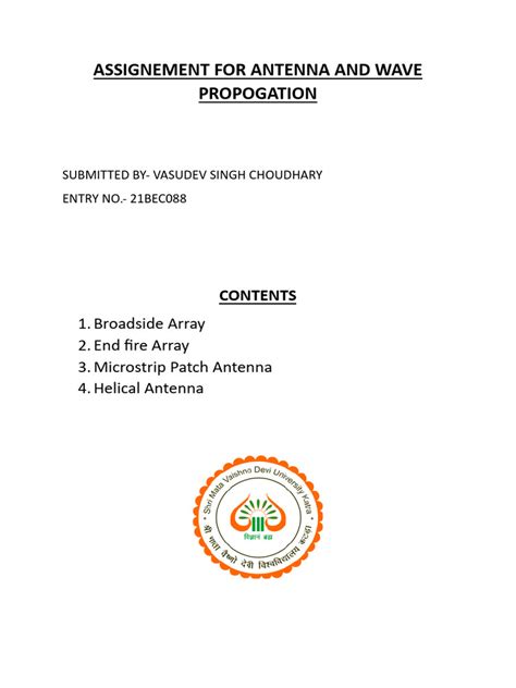 Antenna And Wave Propagation Pdf