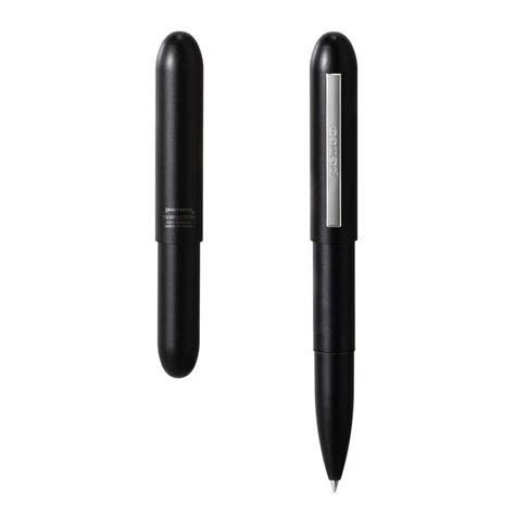 Penco Bullet Ballpoint Pen Brass Black Analoguelab