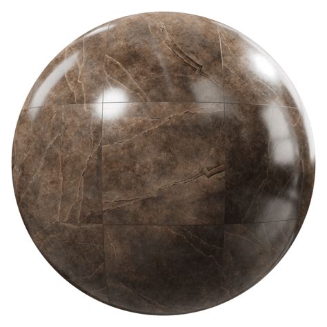 Square Marble Matte Tile Texture Brown Poliigon