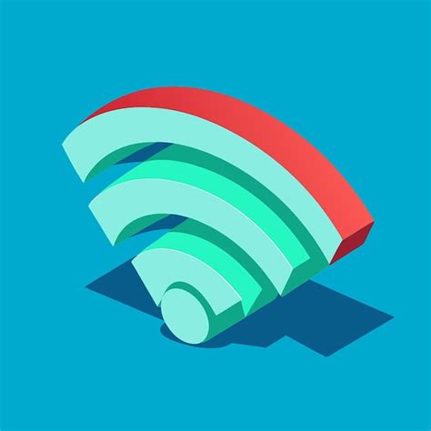 Premium Photo Wifi Signal Connection And Network Symbol 3d Vector Icon Cartoon Minimal Style