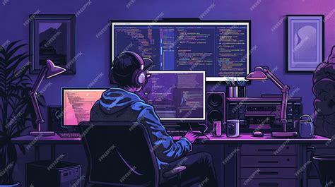 mastering software development an illustrated guide premium ai generated image