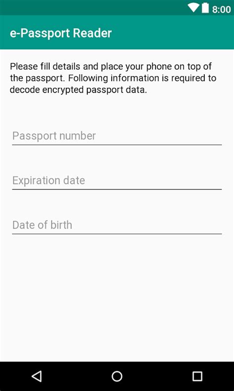 E Passport Nfc Reader Apk For Android Download