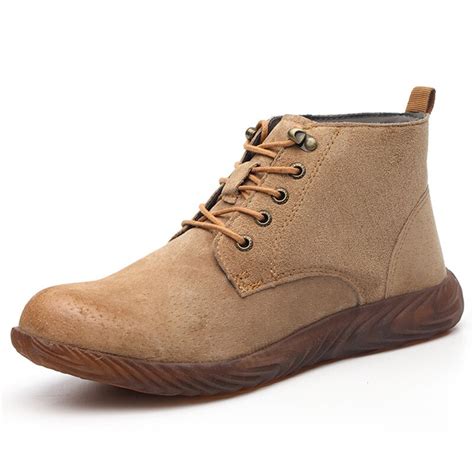 Tanio Męskie buty odkryte niezniszczalne buty stalowe Toe